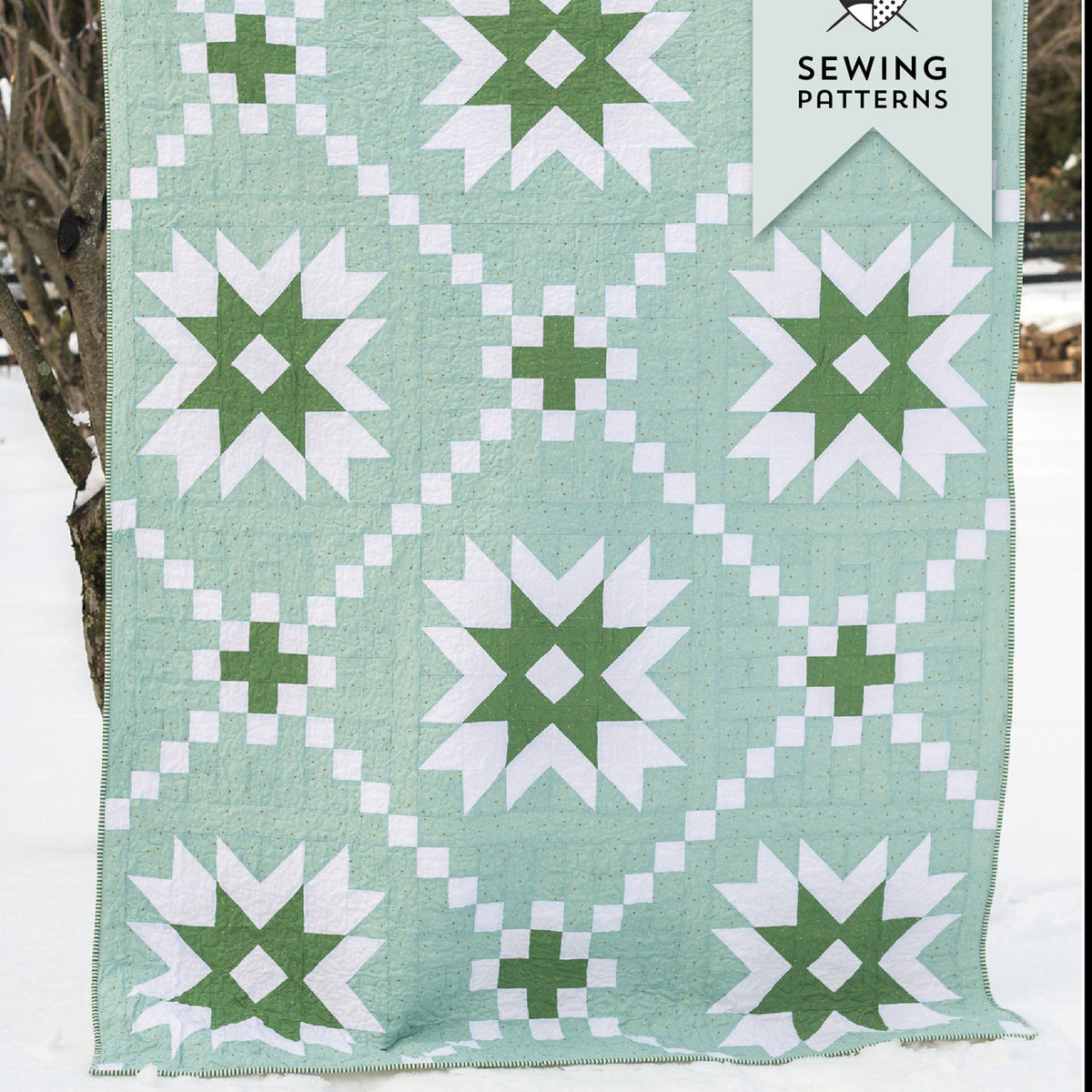 Arctic Sparkler Quilt Pattern | Digital PDF Quilt Pattern – Polka Dot ...