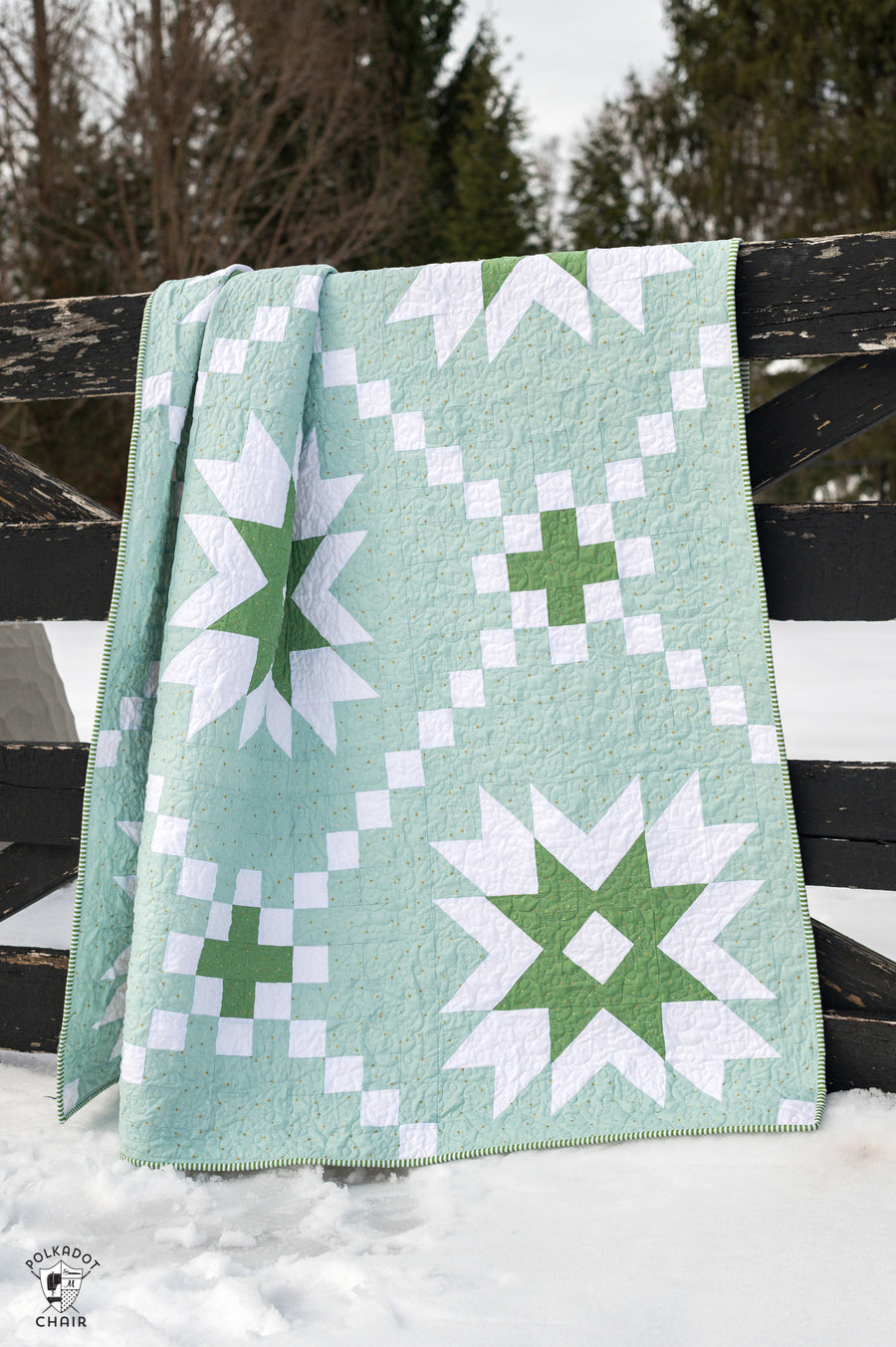 Arctic Sparkler Quilt Pattern | Digital PDF Quilt Pattern – Polka Dot ...