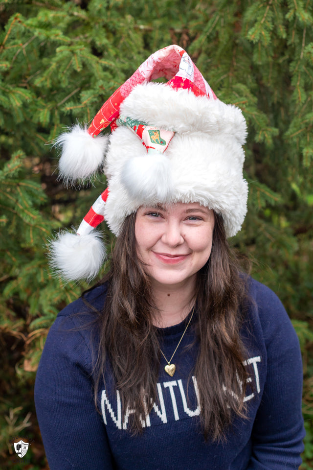 Snowbound Quilted Santa Hat Sewing Pattern | Digital PDF Pattern ...