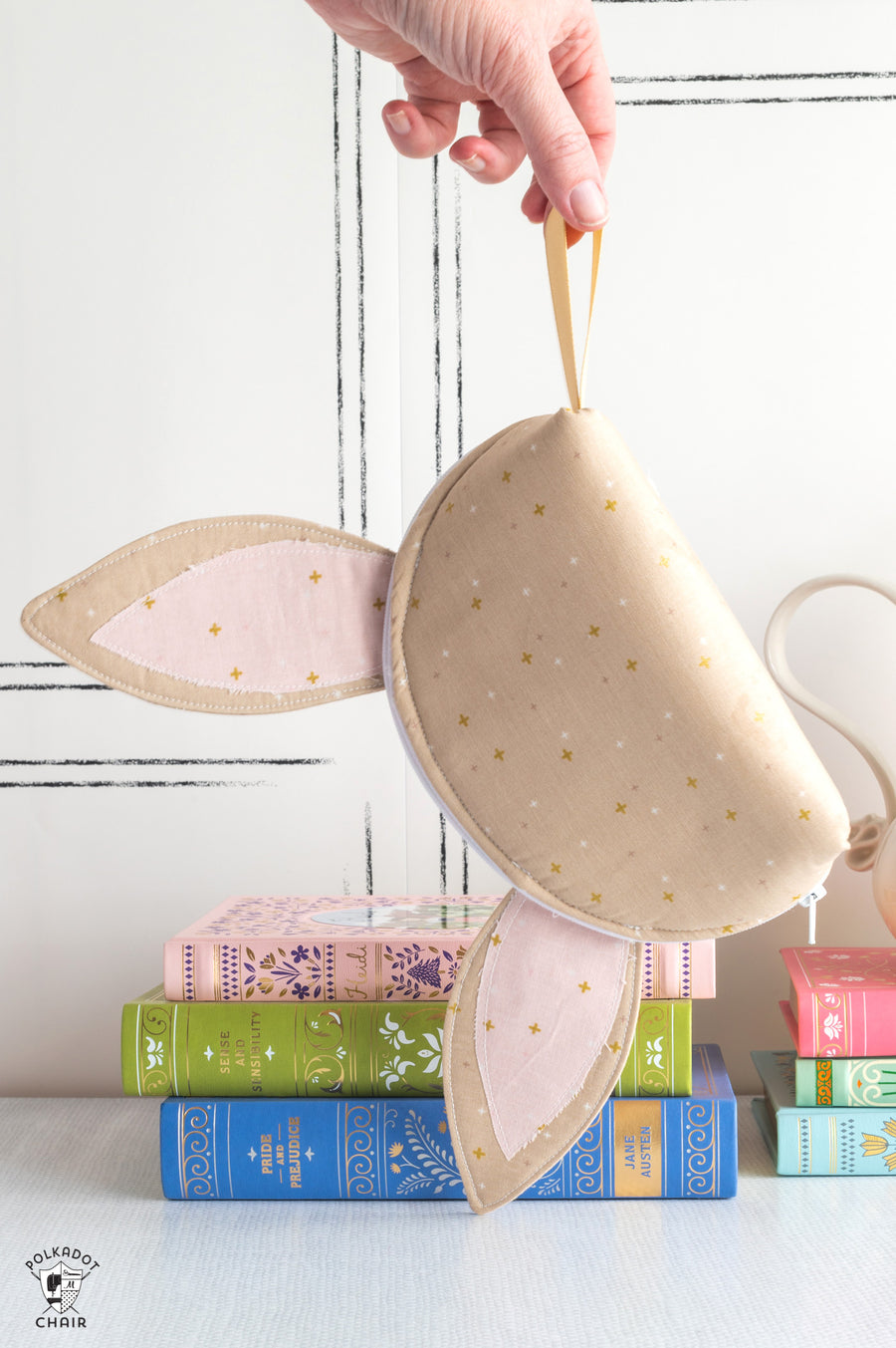 All Ears Pouch Zip Pouch Sewing Pattern | Digital PDF Pattern – Polka ...