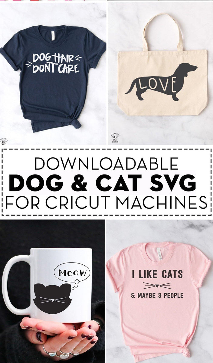 Pets SVG Bundle; Dog & Cat SVG Files | Digital Product – Polka Dot ...