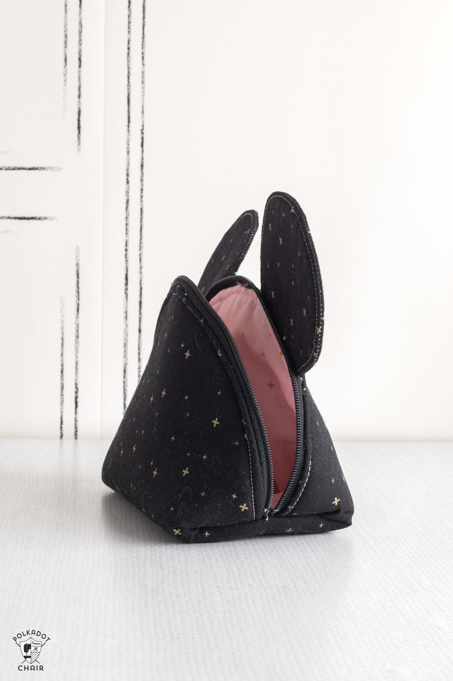 All Ears Pouch Zip Pouch Sewing Pattern | Digital PDF Pattern – Polka ...