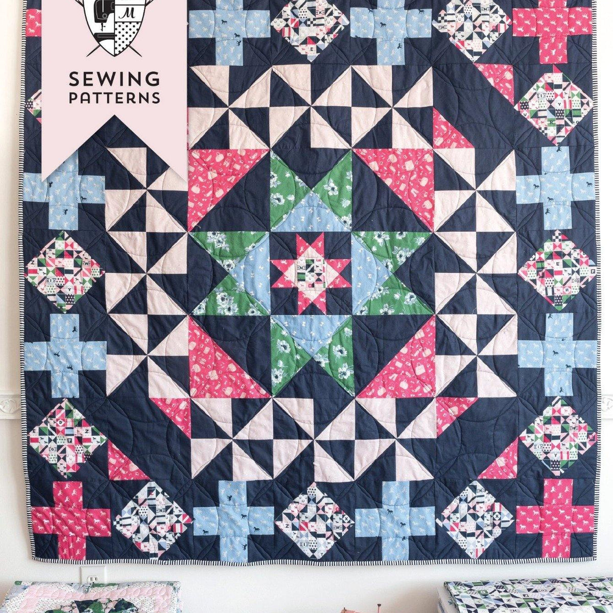 Patchwork Paddock Quilt Pattern | Digital PDF Pattern – Polka Dot Chair ...